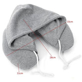 Hooded Neck Pillow with Hood Hoodie Travel Pillow – Encompass RL