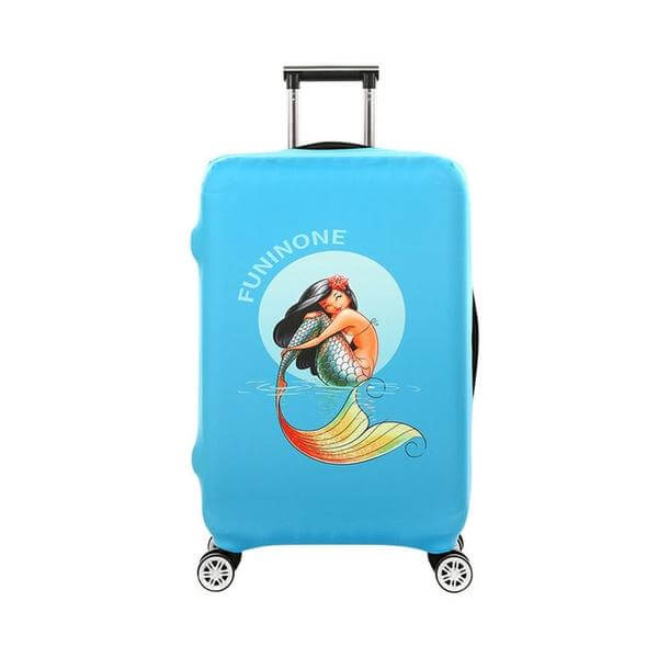 Smiling Mermaid Standard Luggage Suitcase Protective Cover – Encompass RL